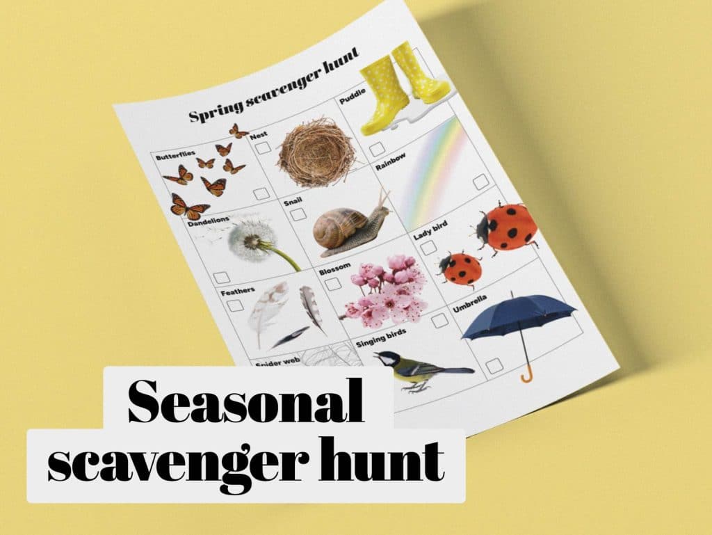 Spring scavenger hunt - Happiful Magazine